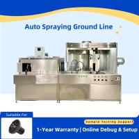 China Hair Dryer Diffuser Automatic Spray Coating Equipment for Uniform Gloss Surface Finishing for sale