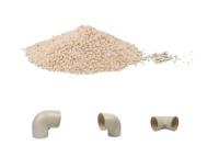 China Virgin CPVC Compound Granules for Pipes Fittings Cable Wire Chlorine Content 65% Density 1.5 g/cm3 for sale