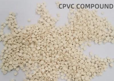 China 103 Degree CPVC Compound Granules Rigid PVC for Injection Moulded Fittings 25kg for sale