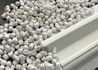 China White PVC Compound Granules High Impact Strength 7KJ/m2 for Injection Molding 25kg Bag for sale