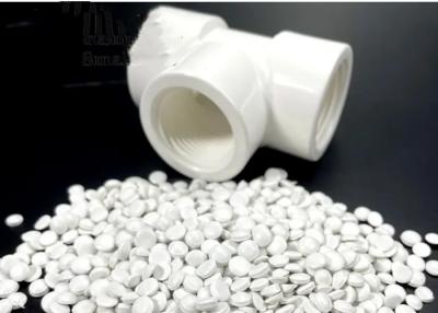 China Rigid PVC Granules for Pipe Fittings 50-90 Shore A High Impact Strength PVC Compound for sale