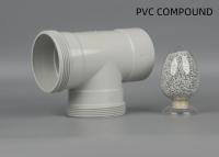 China Fitting Pipes Virgin UPVC Compound Granules Raw Material Plastic Flexible Rigid PVC For Injection for sale