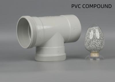 China Fitting Pipes Virgin UPVC Compound Granules Raw Material Plastic Flexible Rigid PVC For Injection for sale