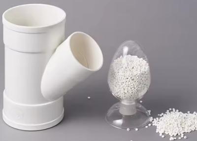 China PVC Granules for UPVC Pipe Fittings - Injection Grade Compound with 50-90 Shore A Hardness and 1.3-1.45 g/cm³ Density for sale