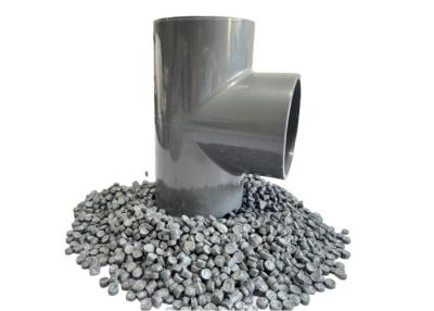 China UPVC Injection Grade Compound Pellets K30 for Pipe Fittings - 25kg Bags with 80°C Temperature Resistance for sale