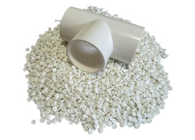 China UPVC PVC Compound Granules K30 - Injection Grade High Gloss Material for Water Pipe Fittings with 40+ Oxygen Index for sale