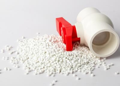 China PVC Compound Granules for Ball Valve Injection Molding 25kg Bag Impact Strength 7kJ/m2 for sale