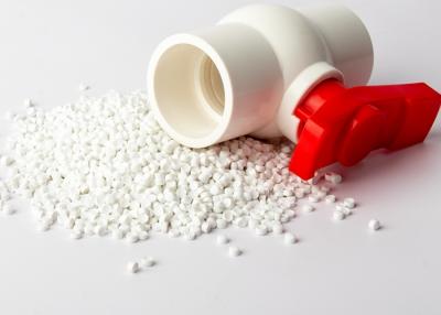 China PVC Compound Granules for Ball Valve Injection Molding 25kg Bag Tensile Strength 20MPa for sale