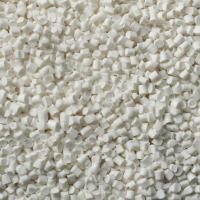 China PVC Compound Granules White 80°C Heat Resistant Injection Molding Grade 25kg Bag for sale