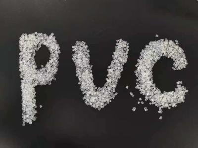 China Transparent Virgin PVC Plastic Granules Raw Material 0.924 g/cm³ Density 110-115°C Melting Point for sale