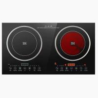 China 2 Burner power Household Induction Cooker Black Radiant-cooker Bulit-in Induction Hobs for sale