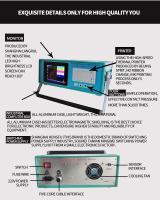 China High Accuracy Vibration Detector Aging Machine for Welding Stress Relief in Steel Plate for sale