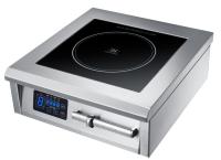China 220V Square Commercial Induction Cooker 2000w with Piezoelectric Ceramic Ignition for sale