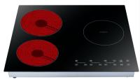 China 4 Burner Black Induction Cooker with Extraction DIAMOND 60 Made in Italy Design for sale