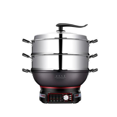 China All-in-one Electric Frying Pan with Non-stick Cooking Surface and Durable Design for sale