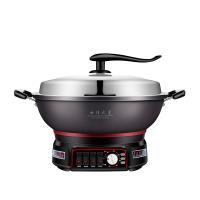 China Multi Function Electric Grill Pan with Visible Tempered Glass Lid Frying Pan 40 Cm for sale