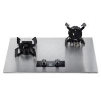 China NO Private Mold Gas Cooker Electronic Ignition Double Burner Gas Hob for Kitchen Appliance for sale