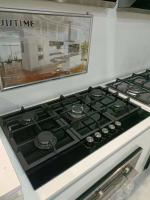 China Countertop Kitchen Stove with 5 Burners N.G. or L.P.G Gas Type Commercial Cooker for sale