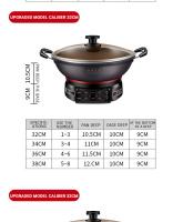 China Stainless Steel Electric Skillet 28cm Portable Multi-purpose Soup Pot for Home Cooking for sale