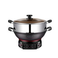 China Intelligent Temperature Control Non-Stick Stainless Steel Fry Pan Set for 2021 Cooking for sale