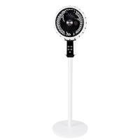 China Hotel 50 Inch White Black Pedestal AC Fan with Rechargeable Battery and Remote Control for sale
