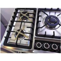 China Protective Case Tempered Glass 5 Burner Gas Cooker Stove for Kitchen Cooking Appliance for sale