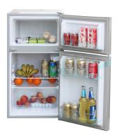 China 425*445*1080 Dimensions Solar Power Upright Twin Home Fridge Freezer Multi-functional for sale