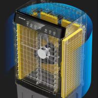 China 6000cmh Portable Industrial Evaporative Air Cooler Manufacture with Private Mold for sale