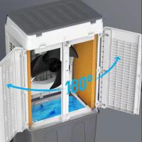 China 6000cmh Portable Industrial Evaporative Air Cooler Manufacture with Private Mold for sale