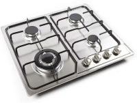 China Cooktop with Metal Knob and Brass Nozzle 4 Gas 1 Single Electric Infrared Ceramic Hob for sale