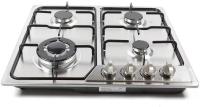 China Cooktop with Metal Knob and Brass Nozzle 4 Gas 1 Single Electric Infrared Ceramic Hob for sale