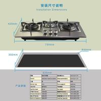 China NO Private Mold Gas Cooktops 3 Burner Home Commercial Blue Best Flame Stove Stand Wok for sale