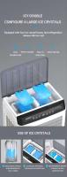 China ABS Power Type 3-Mode Humidifier and Anion Purifier Free Ice Crystal Water Air Cooler for sale