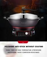 China Non-stick Coating Electric Wok for Household 220V Frying and Stir-frying Private Mold for sale
