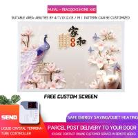 China Bathroom Heater Infrared Carbon Crystal Wall Mounted Picture Electric Yoga Heaters for sale