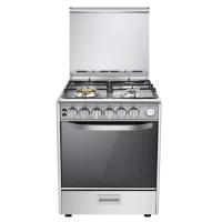 China Furnotel Stainless Steel 4 Burner Gas Stove With Oven Dual-cooker Cooktop for sale