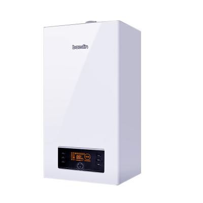 China Household Heating 20KW 24KW Combi Gas Mini Boiler with 2 Heat Exchangers Wall Mounted for sale