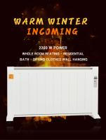 China Smart Home Convector Electric Heater with 1600W Graphene Mica Plate Heating and Wifi App for sale