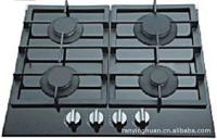 China Built-in 60cm Gas Cooktop with Tempered Glass Surface Material and 4 Burners for sale