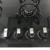 China Built-in 60cm Gas Cooktop with Tempered Glass Surface Material and 4 Burners for sale