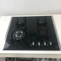 China Built-in 60cm Gas Cooktop with Tempered Glass Surface Material and 4 Burners for sale