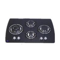 China Built-in 60cm Gas Cooktop with Tempered Glass Surface Material and 4 Burners for sale