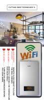 China Powerful Gas Wall Mounted Boiler for Indoor Hotel Hot Warm Domestic Heater Newest Design for sale