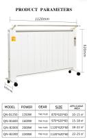 China White Over Heat Protection Room Stand Air Fast Heating Electric Heater for Home 110-240v for sale