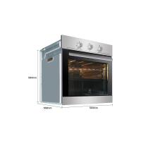 China Family Stainless Steel Electric Oven Big Capacity Mechanical Timer Control Single OEM for sale