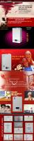 China 20KW Natural Gas Wall Mounted Boiler for Household Heating Stainless Steel Material for sale