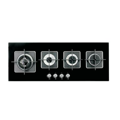 China Automatic Ignition 4 Burner Stainless Steel Gas Cooktop for Built-in Stove in Kitchen for sale