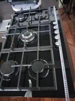 China 5 Burner Gas Cooktop with Automatic Ignition and Built in Tempered Glass Gas Stove for sale