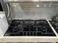 China 5 Burner Gas Cooktop with Automatic Ignition and Built in Tempered Glass Gas Stove for sale