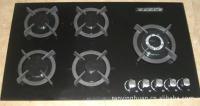 China Electronic Ignition 5 Burner Gas Stove for Private Mold Gas Appliances for sale